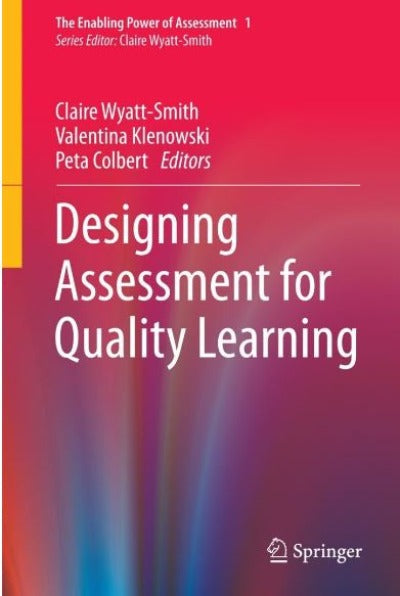 DESIGNING ASSESSMENT FOR QUALITY LEARNING eBOOK - Charles Darwin ...